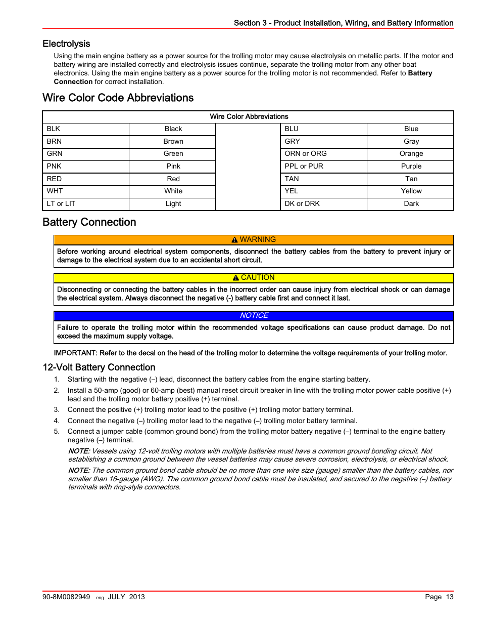 Electrolysis Wire Color Code Abbreviations Battery Connection MotorGuide Xi5 Wireless electrolysis-wire-color-code-abbreviations-battery-connection-motorguide-xi5-wireless