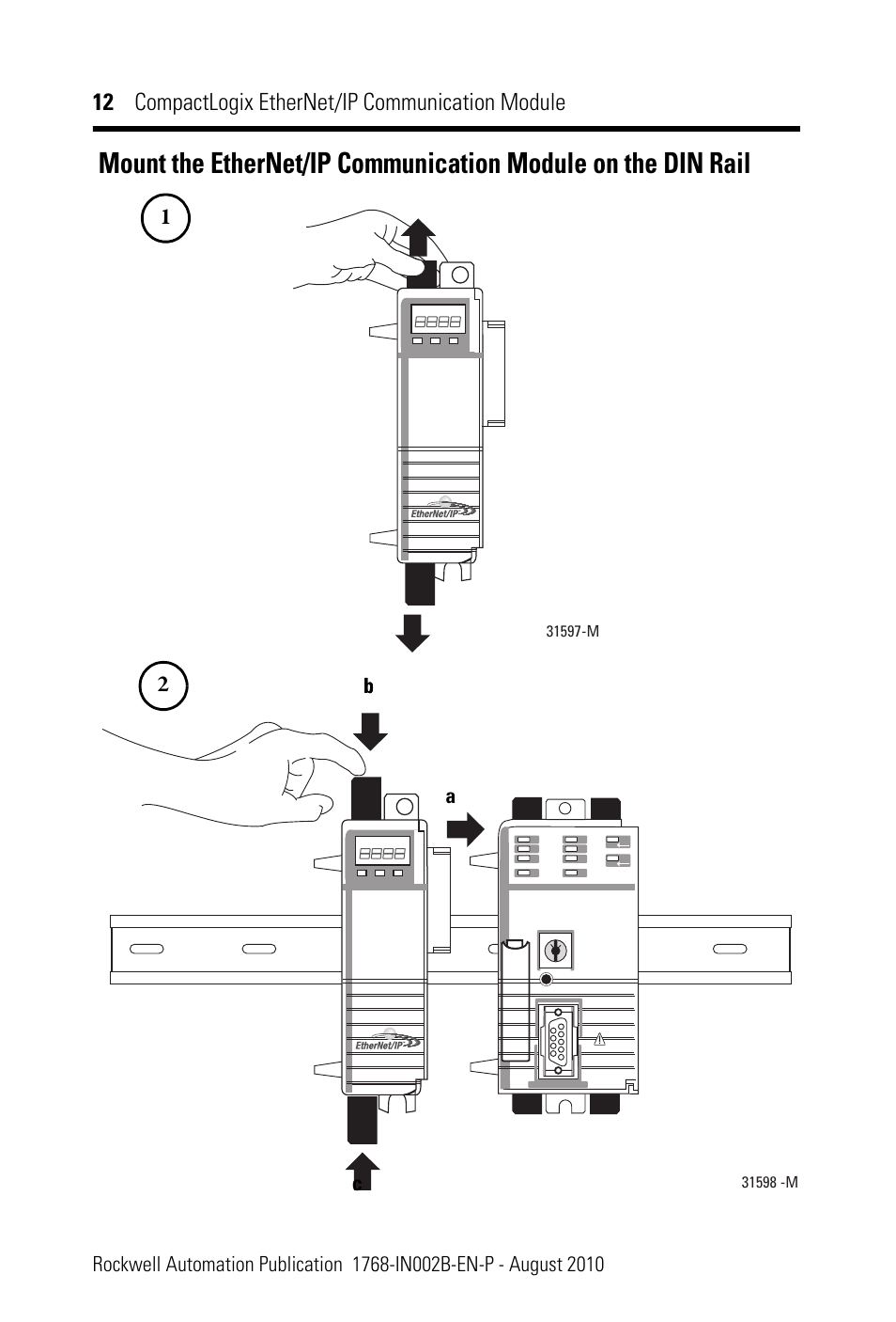 Rockwell Automation 1768 Enbt Compactlogix Ethernet Ip Communication
