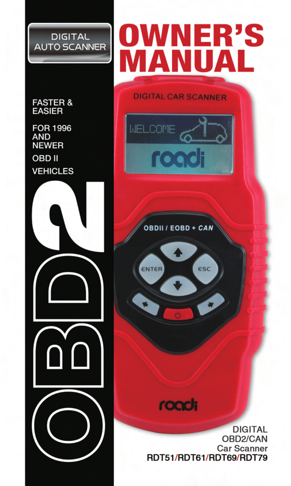Roadi RDT51 User Manual 186 Pages Also For RDT61 RDT69 RDT79 roadi-rdt51-user-manual-186-pages-also-for-rdt61-rdt69-rdt79
