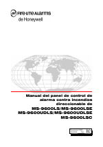 Fire-Lite MS-9600UDLS(E) Manual del panel de control de alarma contra ...