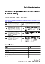Rockwell Automation 2080-PS120-240VAC Micro800 Programmable Controllers ...