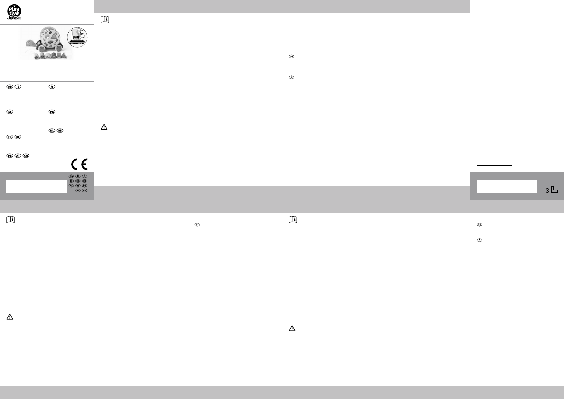 Playtive Pull Along Tortoise User Manual 2 Pages