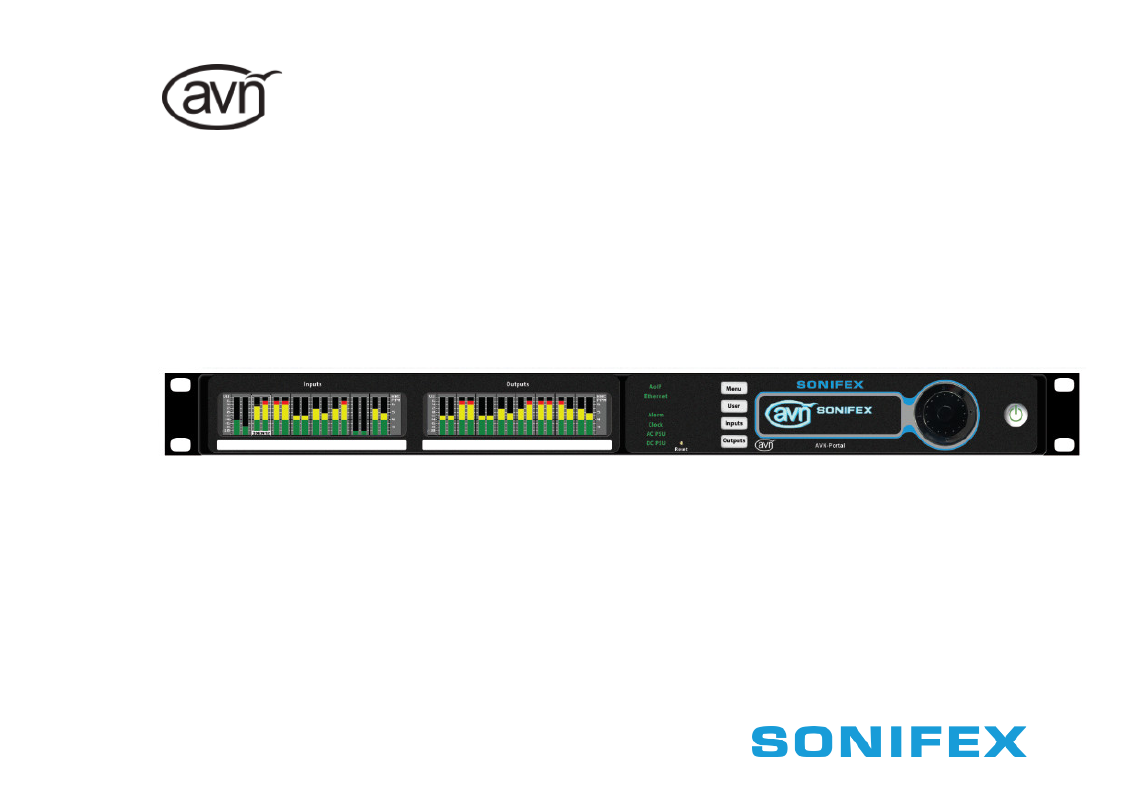 Sonifex AVN-PA8T Mix Engine Interface & AES67 Portal with 8x8 Stereo ...