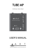 Art Tube MP The Original Tube Microphone Preamplifier manuals