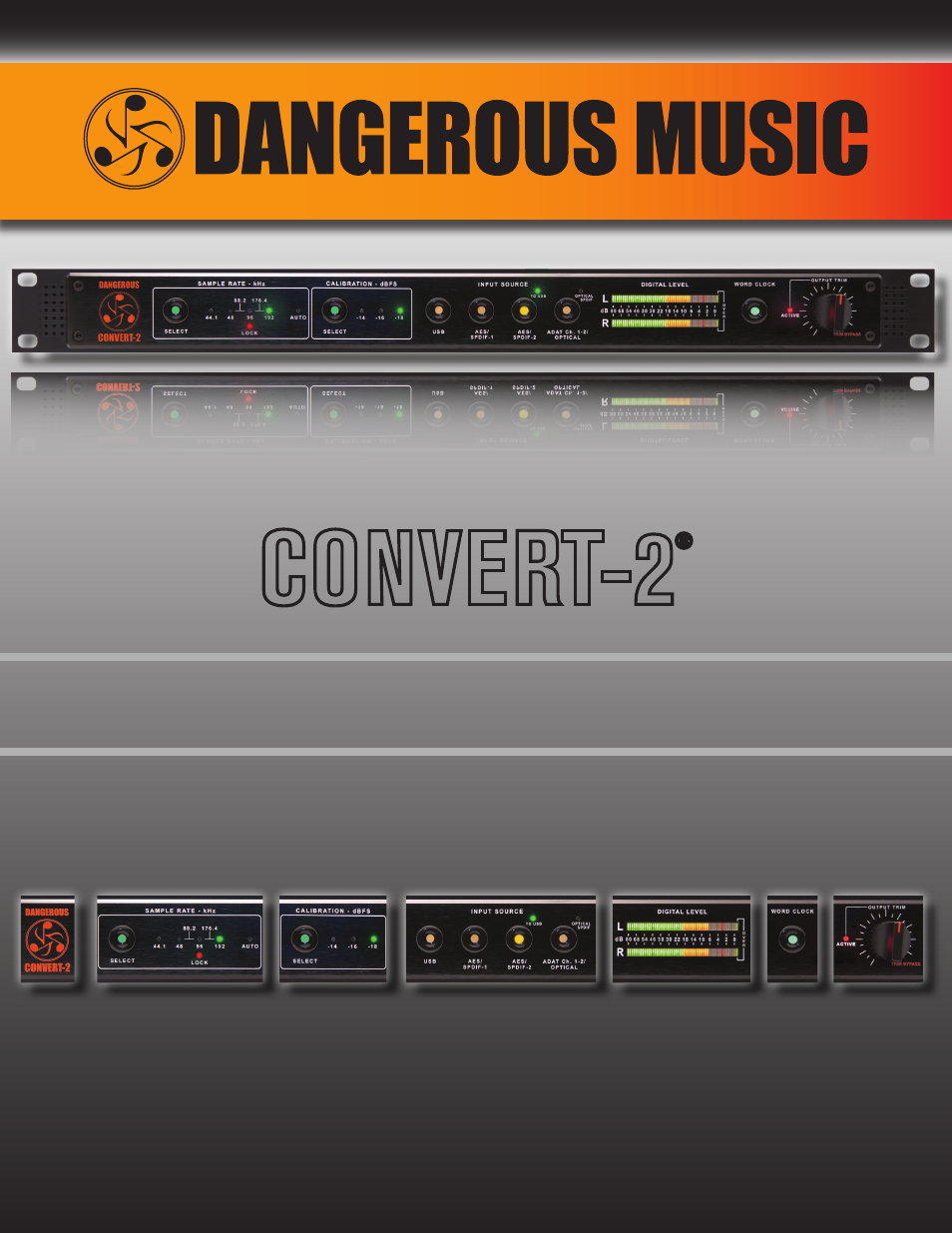 Dangerous Music CONVERT-2 Two-Channel Reference-Grade Digital-to-Analog ...