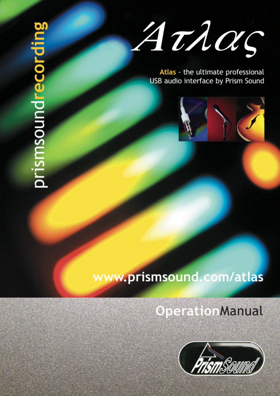Prism Sound Atlas Rack-Mountable USB Audio Interface User Manual | 74 pages