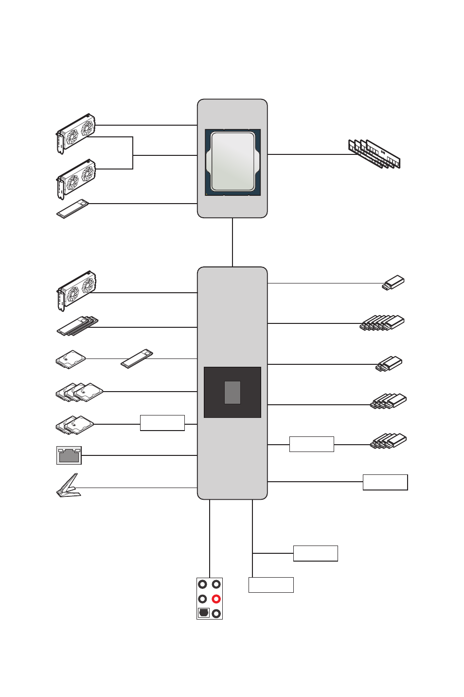 Block diagram, Cpu pch | MSI MPG Z690 CARBON WIFI LGA 1700 ATX ...