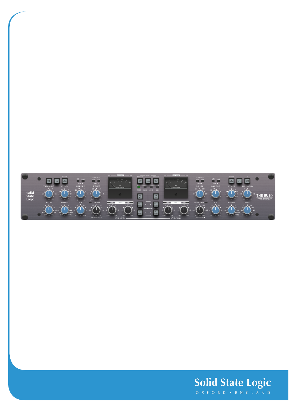 Solid State Logic THE BUS+ 2-Channel Bus Compressor and Dynamic Equalizer User Manual | 41 pages