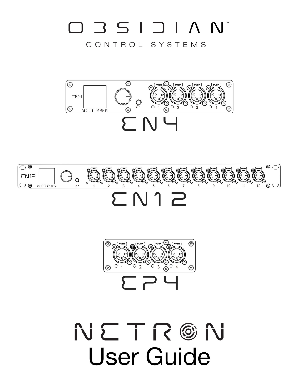 Obsidian Netron EN4 Ethernet to DMX 4-Port OLED Display Gateway User ...