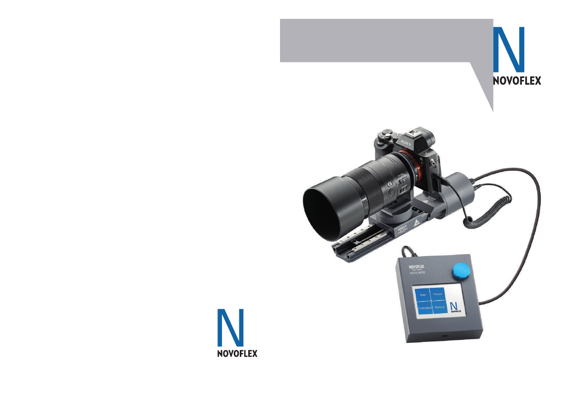 Novoflex CASTEL-MICRO Auto Step Motor Stack Rail System User Manual ...