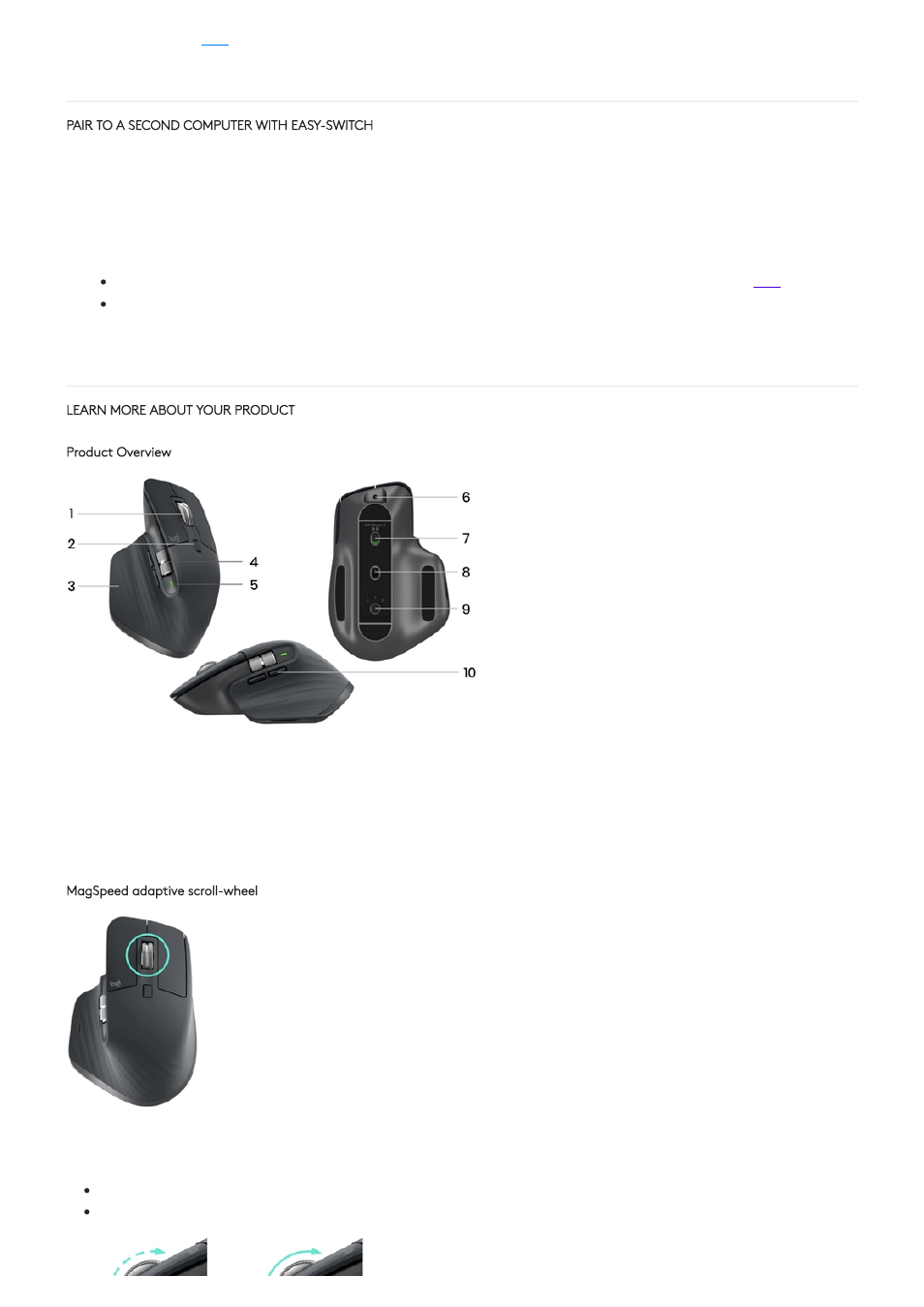 Logitech MX Master 3S Wireless Mouse (Black) User Manual | Page 2 / 8