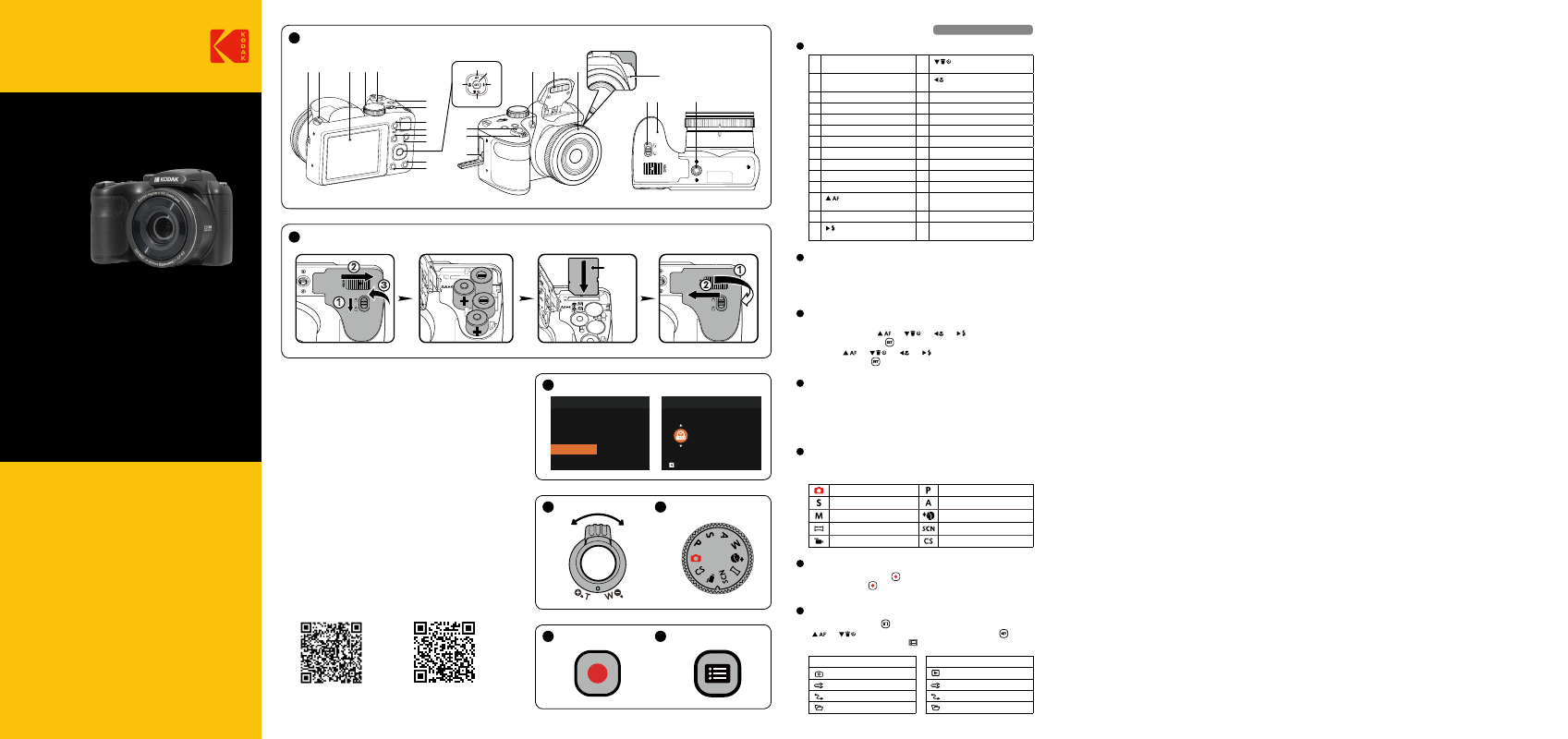 Kodak PIXPRO AZ255 Digital Camera (Black) User Manual | 1 page