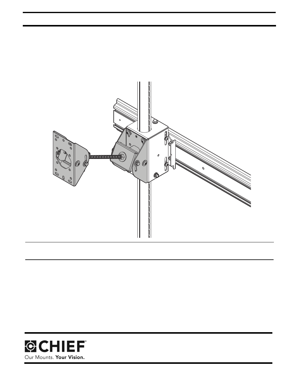 CHIEF Threaded Rod Stabilizer for Ceiling Array Heads User Manual | 8 pages CHIEF Threaded Rod Stabilizer for Ceiling Array Heads User Manual | 8 pages