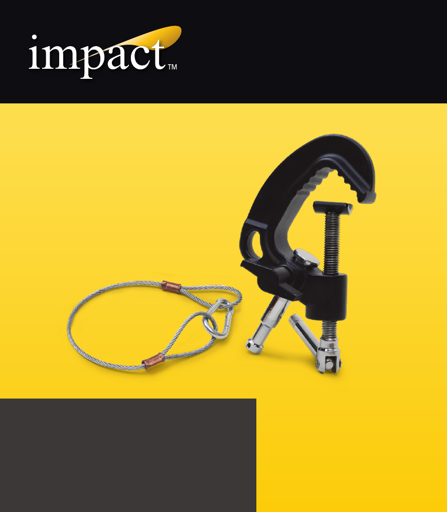 Impact Pipe Clamp with Baby Pin User Manual | 4 pages