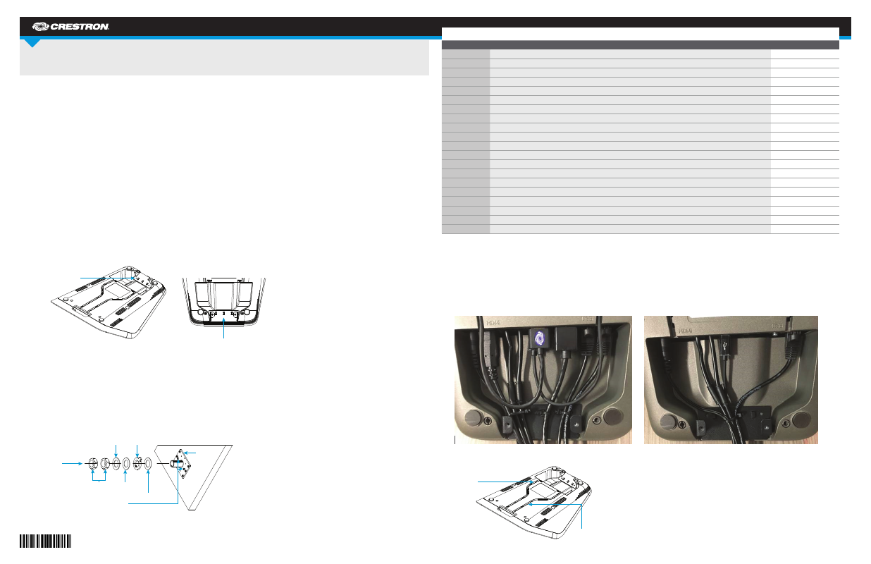 Crestron electronic Swivel Mount Kit for CCS-UC-1 Mercury Tabletop ...