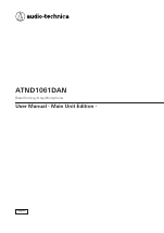 Audio-Technica ATND1061DAN Beamforming Ceiling Array Microphone (Dante ...