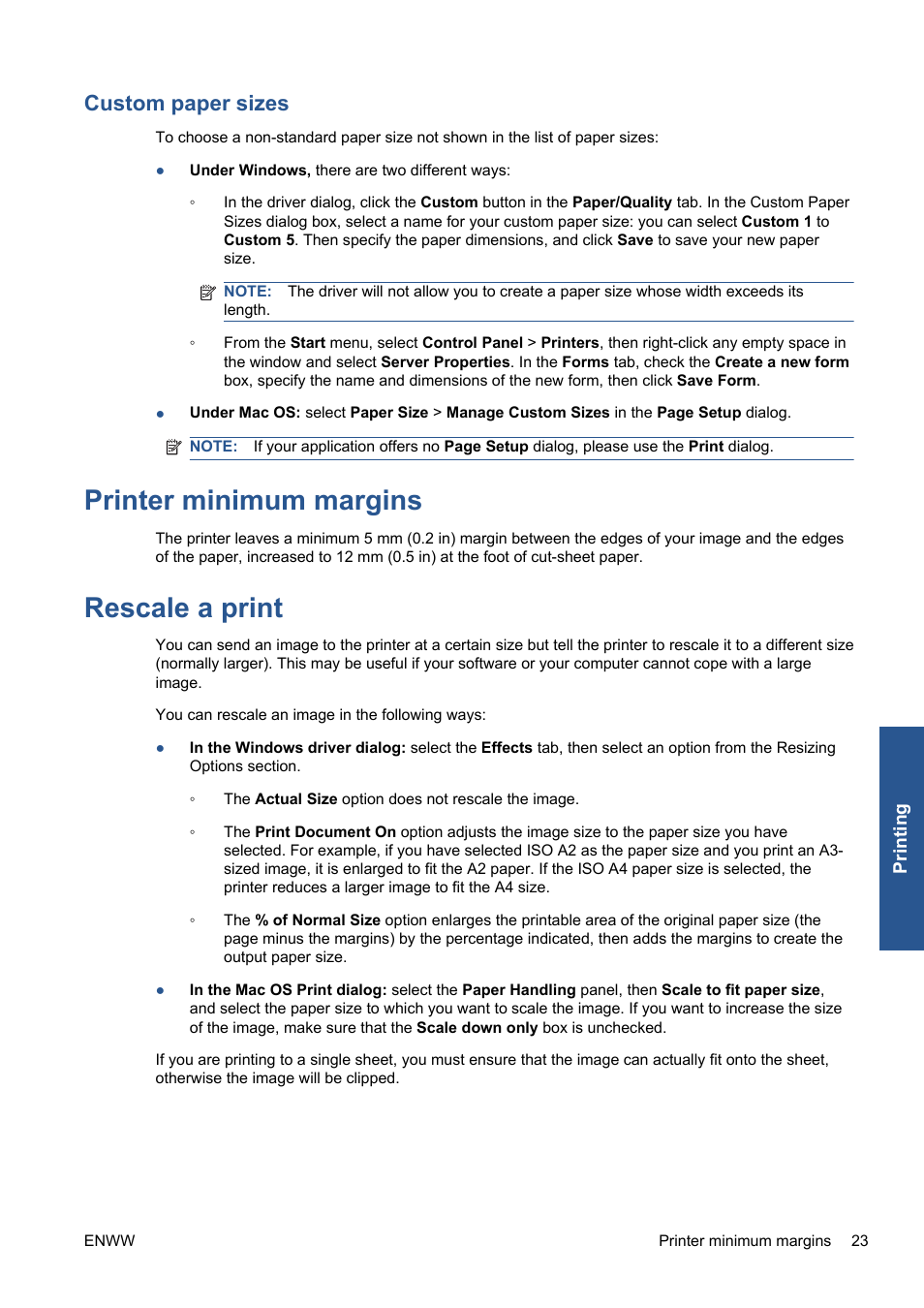 Create A Custom Paper Size For Printing In Mac Gostnewsletter