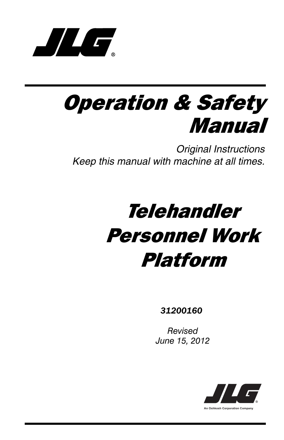 Work Platform Telehandler 12 Ft