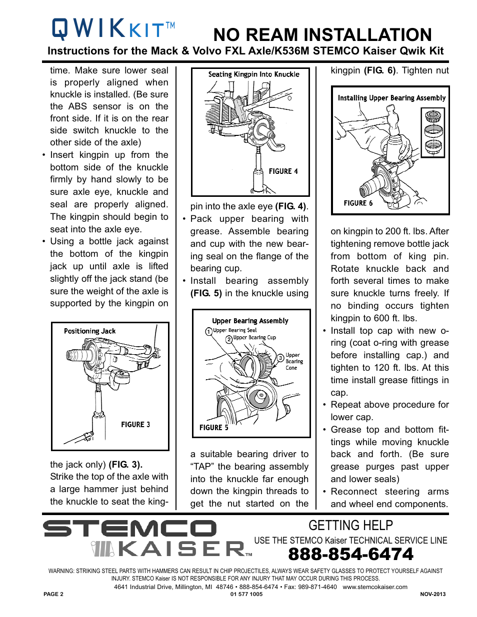 Q w i k, K i t, No ream installation | STEMCO Qwik Kit Mack and Volvo ... Q w i k, K i t, No ream installation | STEMCO Qwik Kit Mack and Volvo ...