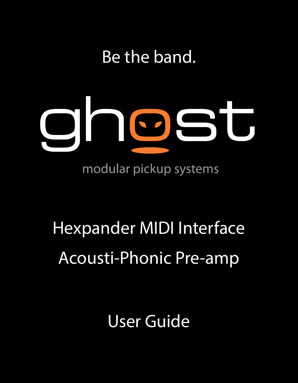 Graph Tech Ghost User Manual | 76 pages | Original mode Graph Tech Ghost User Manual | 76 pages | Original mode
