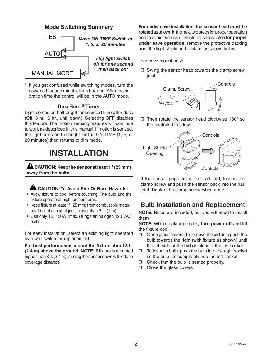 Heath Zenith Motion Sensor Light Bulb Replacement | Shelly Lighting